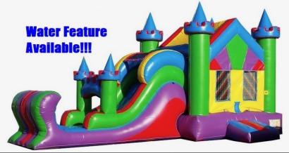Cheap Bounce House Rental Near Me/Tuttle, OK/water slide & obstacle